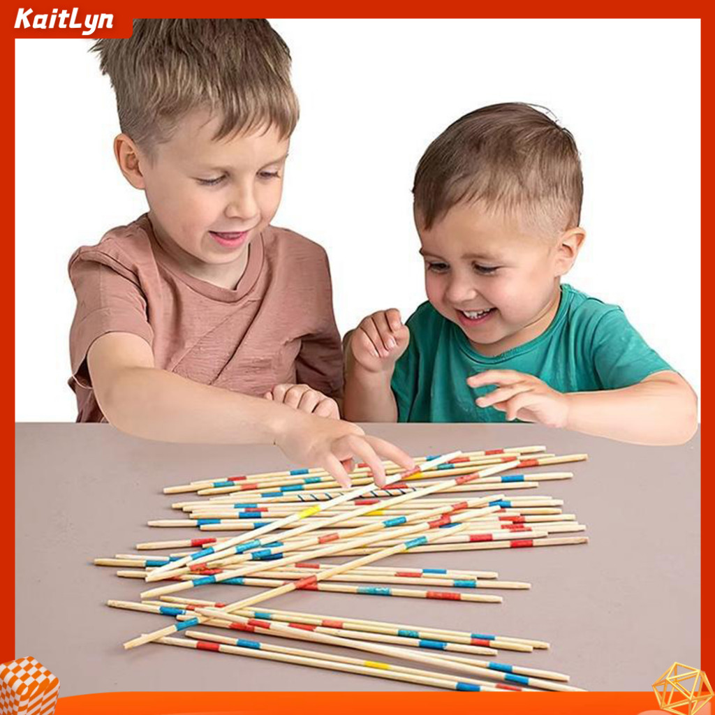 Bamboo Stick Picking Toy Educational Board Games Traditional Bamboo ...