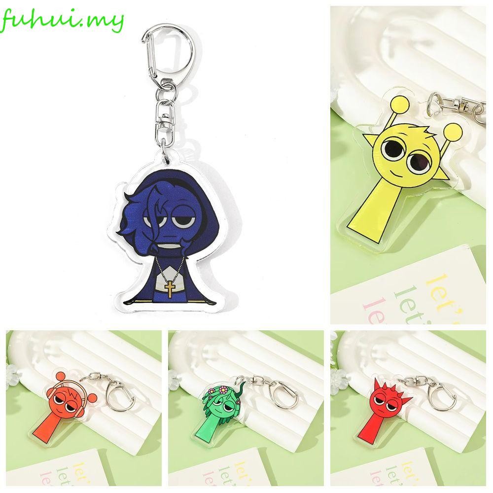FUHUI Sprunki Variant Model Pendant, Game Peripheral Collection ...