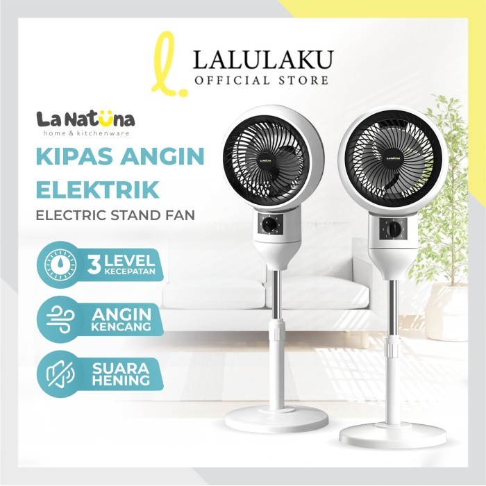 Electric Fan Standing Fan 3 Levels Long Wind Range Speed Low Noise ...