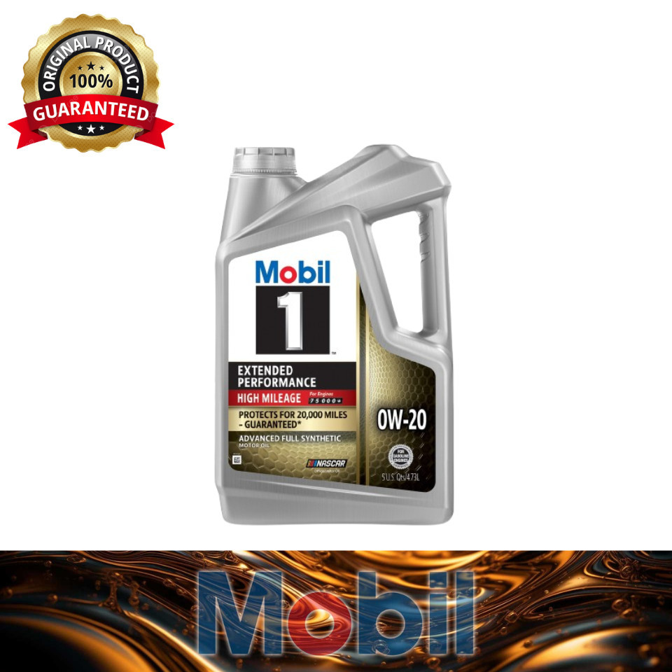120903 (HIGH MILEAGE) Mobil 1 Extended Performance High Mileage 0w20 ...
