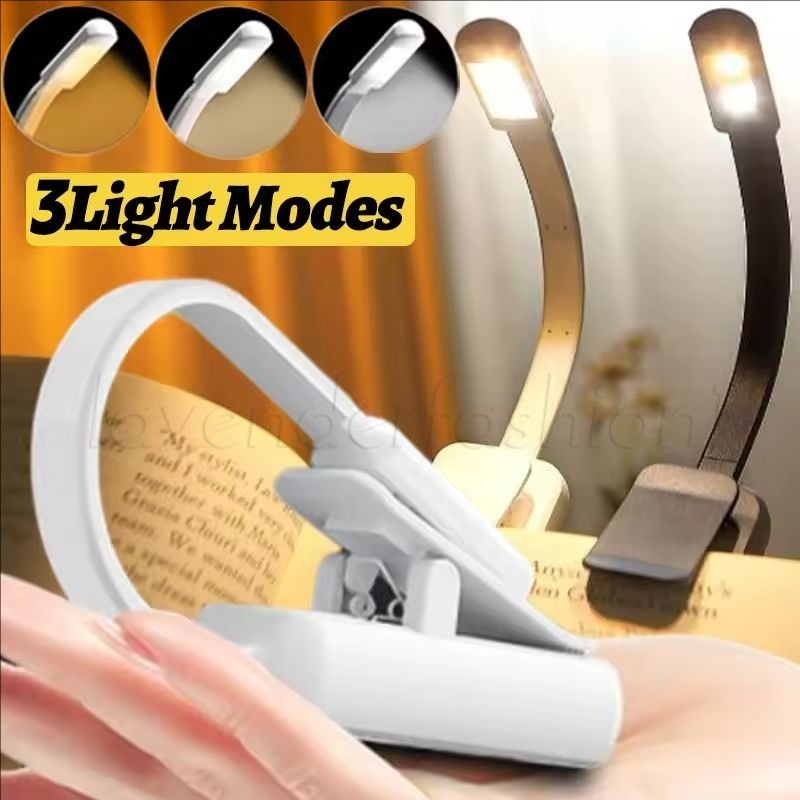 Clip-on Eye Protection Reading Book Lights - Mini Clamping Type LED ...