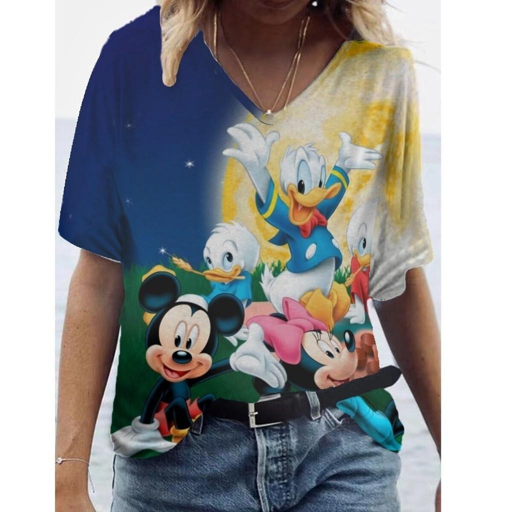 Raya 2024 Cartoon 3d printing T-shirt Donald Duck cute funny animation ...