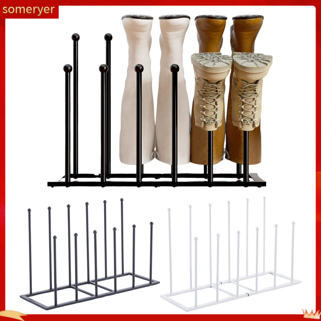someryer| Shoe Rack Heavy-duty Boot Rack Sturdy Metal Shoe Boots Rack ...