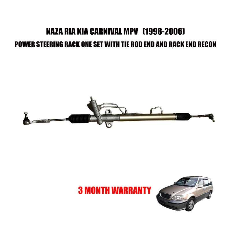 NAZA RIA KIA CARNIVAL MPV (1998-2006) POWER STEERING RACK ONE SET WITH ...