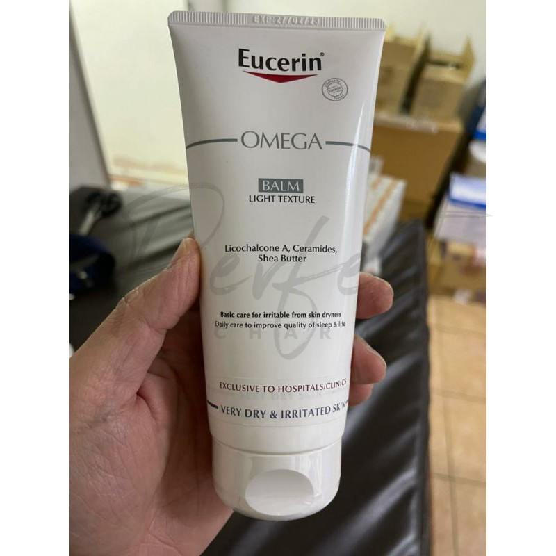 EUCERIN (Omega Balm) Light Texture 200m - For dry skin irritation skin ...