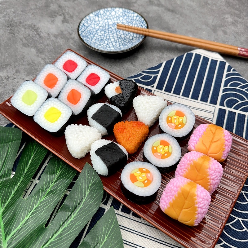 Artificial Sushi Sample Fake Food Simulation Realistic Lifelike Nigiri ...