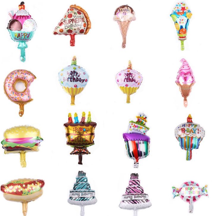 Mini Birthday Party Celebration Aluminum Helium Balloon Decoration(389L ...