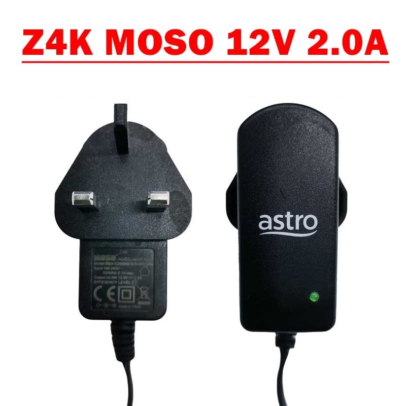 Original 12V 2A Adaptor Z4K Astro Power Supply Adaptor for Astro Ulti ...