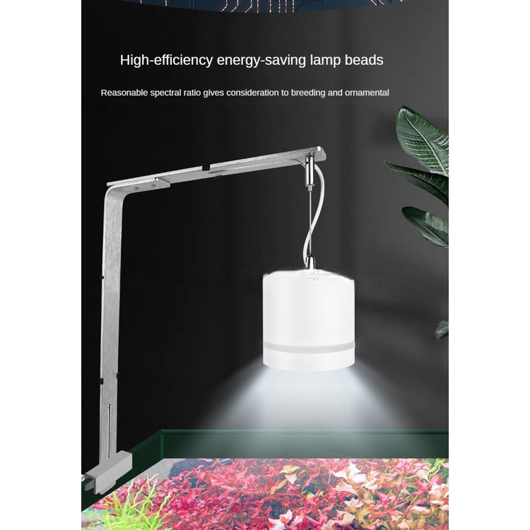 AQUASCAPE Aquarium light 16W COB HANGING LIGHT Aquatic Lamp Waterweed ...