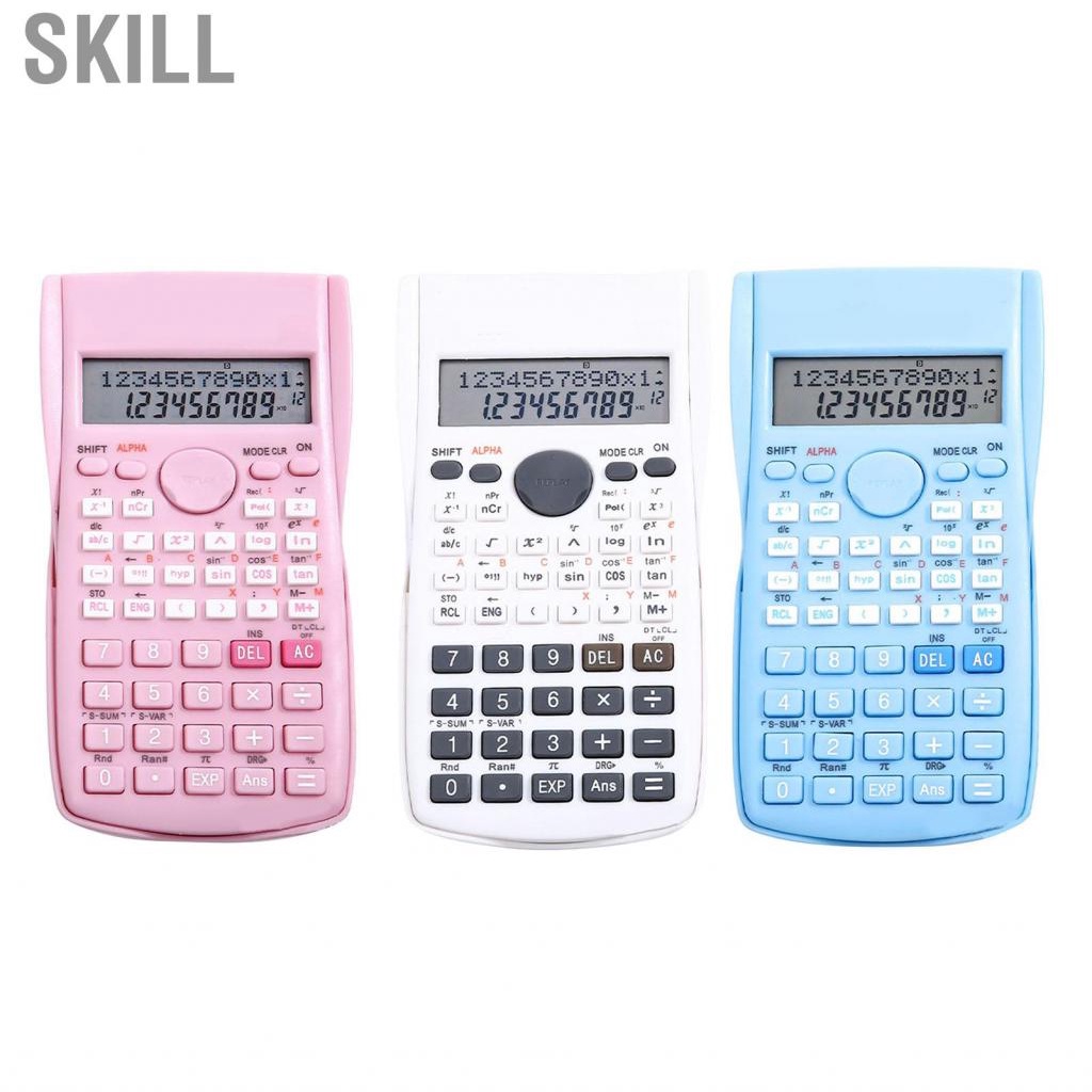Skill Scientific Calculator Function 240 Functions Sliding Hard Cover ...