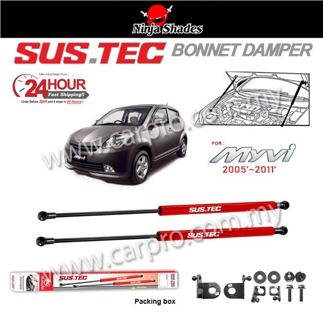 Perodua Myvi 2005 - 2011 Sustec Bonnet Damper Bonnet Lifter Absorber ...