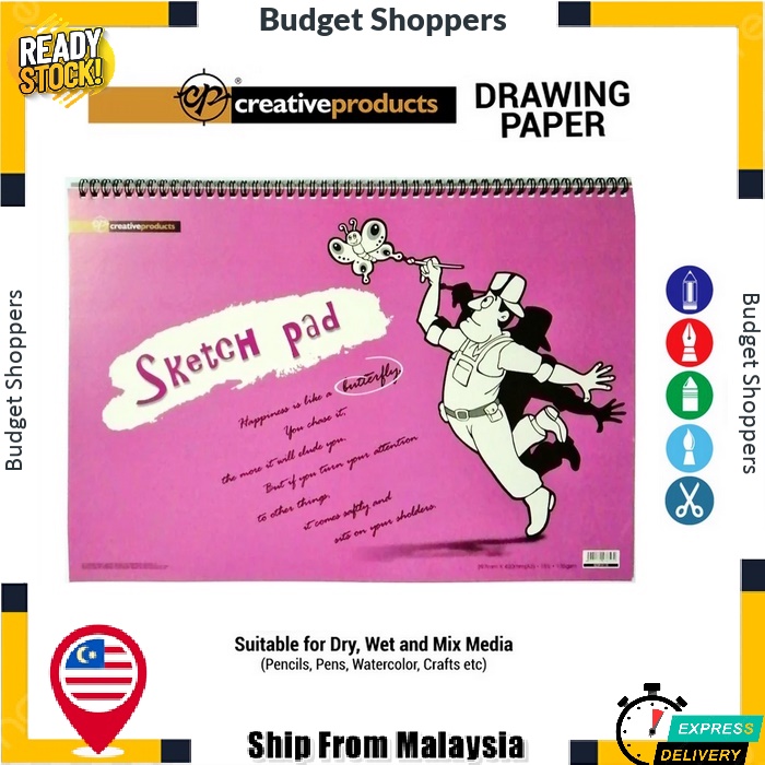 CP Sketching Book Artists Sketchpad Kids Children Drawing Coloring ...