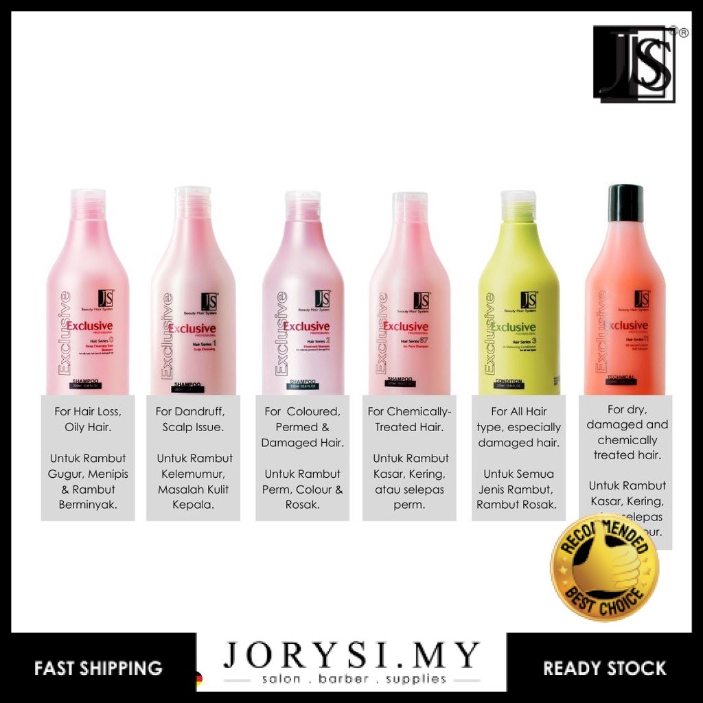 JS Exclusive Shampoo/ pH Balancing Conditioner/ Carrot Soft Masque (J0 ...