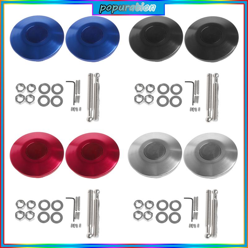 POP 6 2cm Push Button Quick Release Hood Bonnet Pins Lock Clip Car ...