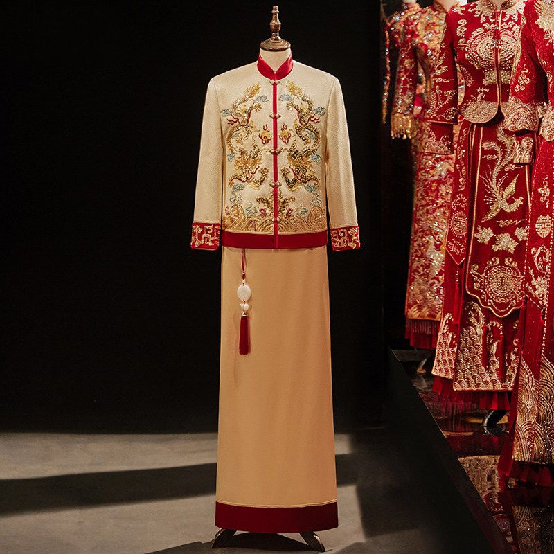 ，High-End Luxury Traditional Xiuhe Clothing Wedding Clothes Xiuhe ...