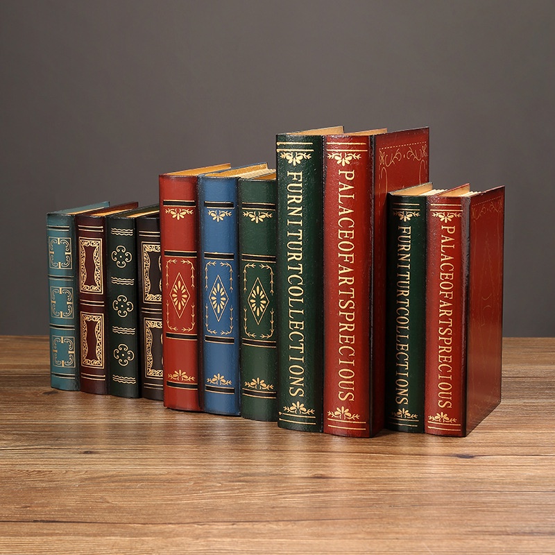 New European Retro Simulation Book Storage Box Creative Photography ...