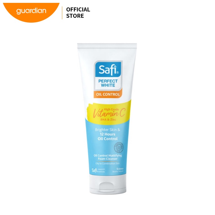 Safi Perfect White Vitamin C Oil Control Mattifying Foam Cleanser 95g ...