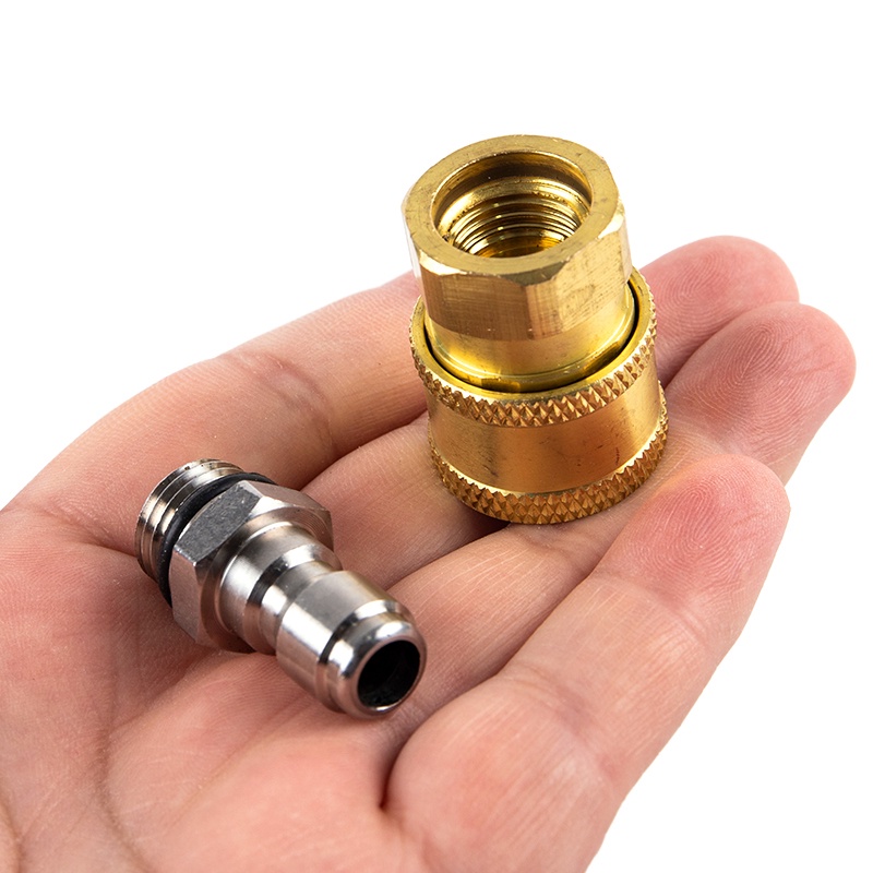 AN.MART High Pressure Washer Connector Adapter 1/4" Female Quick ...