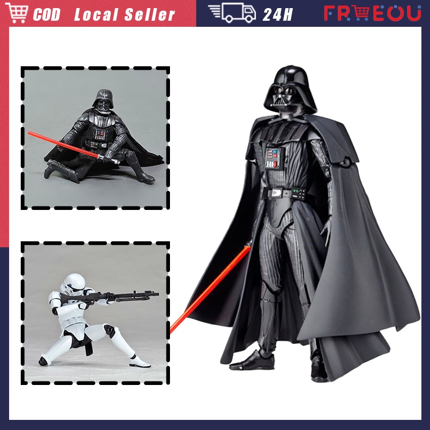 PVC Darth Vader Figure Clone Trooper Star Wars Anime Model Toys Boys ...