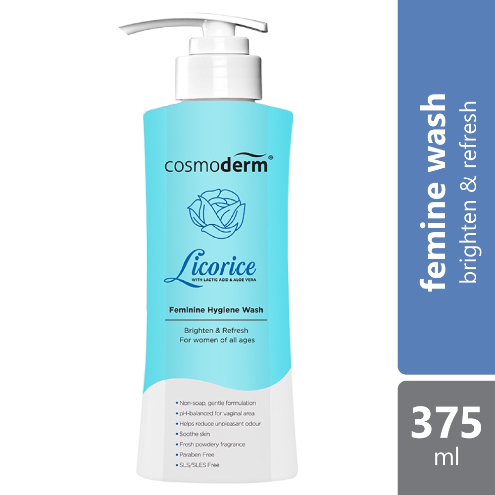 Cosmoderm Soothing Feminine Hygiene Wash (375ml) | Shopee Malaysia