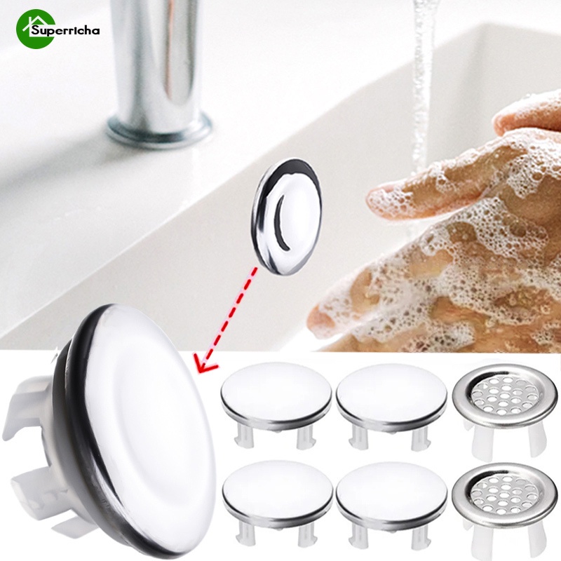 Multi-Style Kitchen Sink Trim Overflow Cover / Hollow Plug Single ...