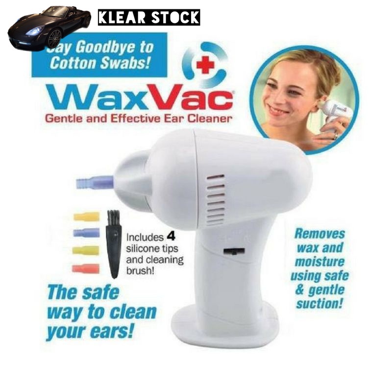 WaxVac Earwax Ear Wax Vacuum Clean Ear Brush Cleaning Tool Cleaner x 1 ...