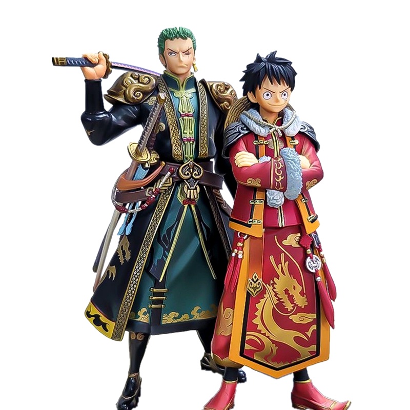 17cm Anime One Piece Figure Zoro Luffy Action Figure Monkey D Luffy ...