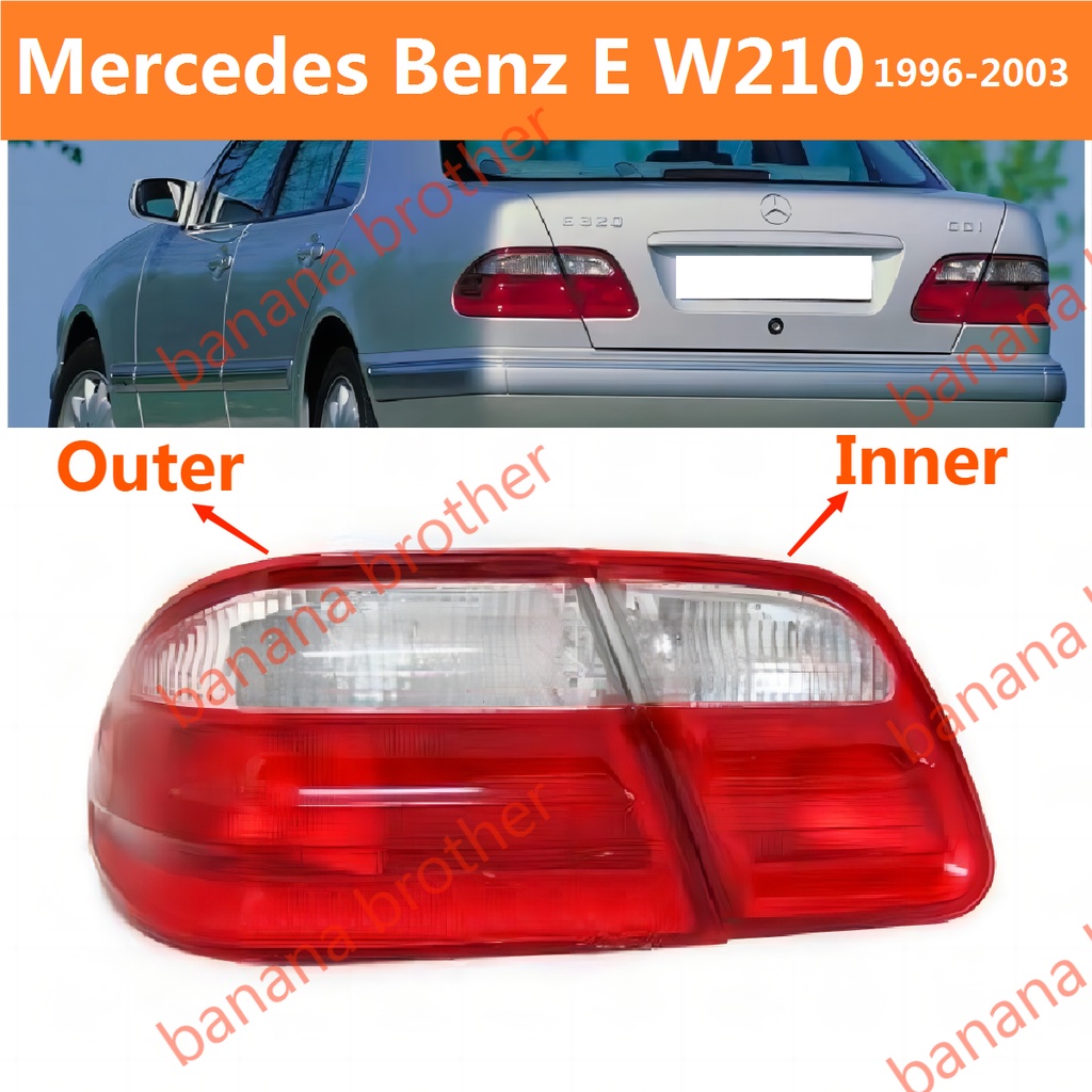 Mercedes Benz E Tail light W210 tail light 1996-2003 Taillamp Rear Lamp ...
