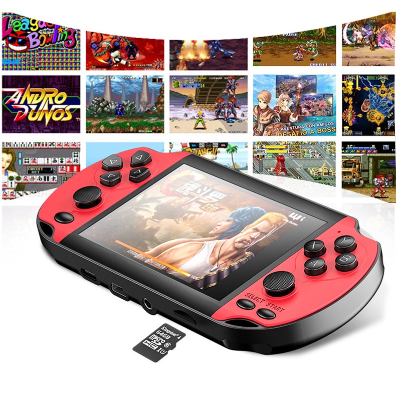 PSP X7 8GB Handheld Game Console Portable Retro Video Game Console ...