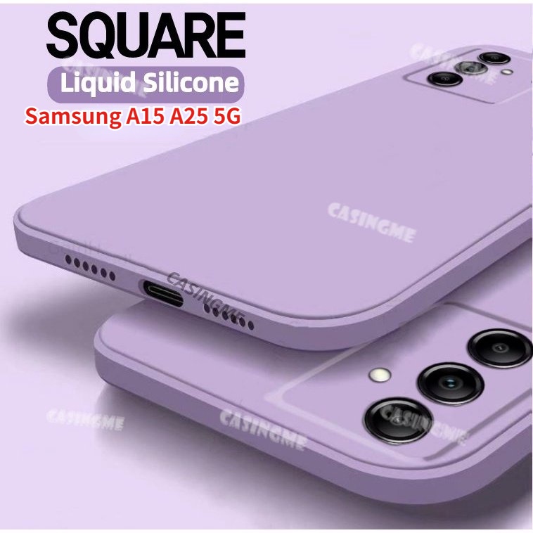 Samsung A15 A25 A16 5G 2023 Square Liquid Casing For Samsung Galaxy A25 A35 A55 SamsungA15 A 25 ...