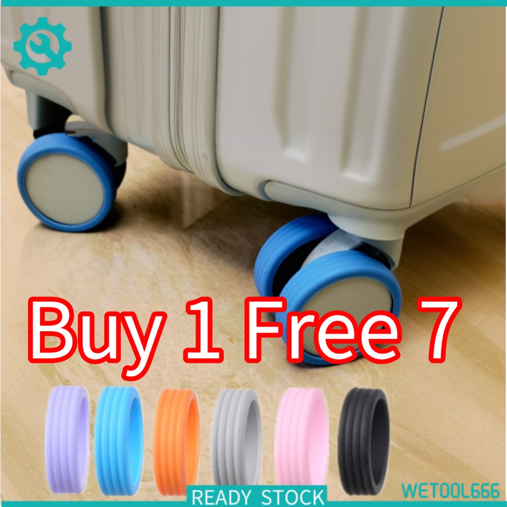 Protect Luggage Wheels with 8 Pcs Set Travel Protectors Suitcase Wheels ...