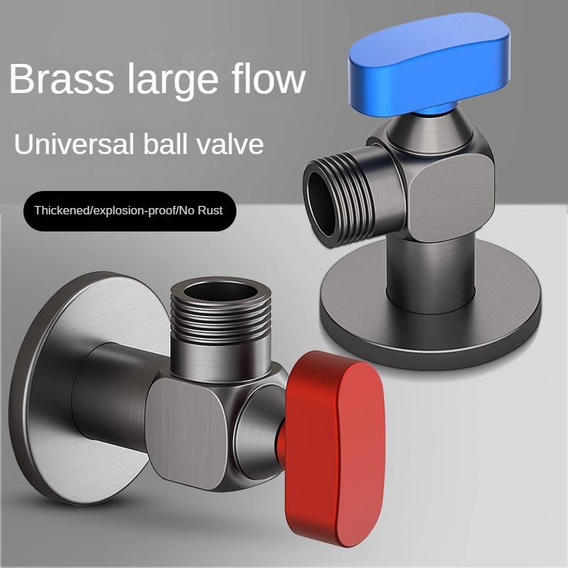 , ,Large Flow Ball Core, Triangle Valve, Copper Angle Valve, Gas Water ...
