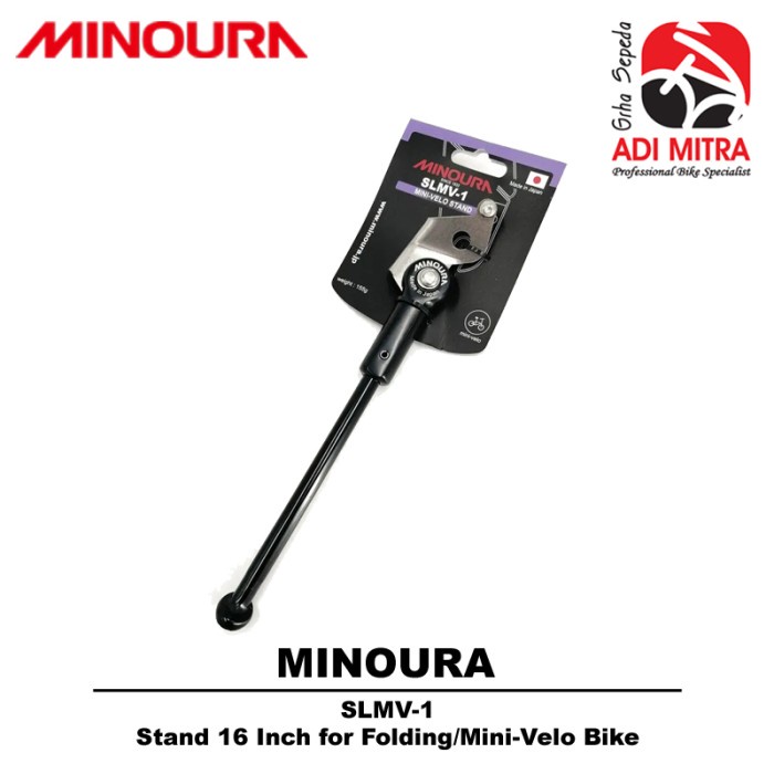 Minoura SLMV-1 Stand 16 Inch for Folding/Mini-Velo Bike Standard Bicycle | Shopee Malaysia