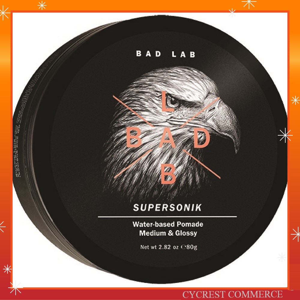 Bad Lab Supersonik Water-based Pomade Medium & Glossy (40g/80g ...