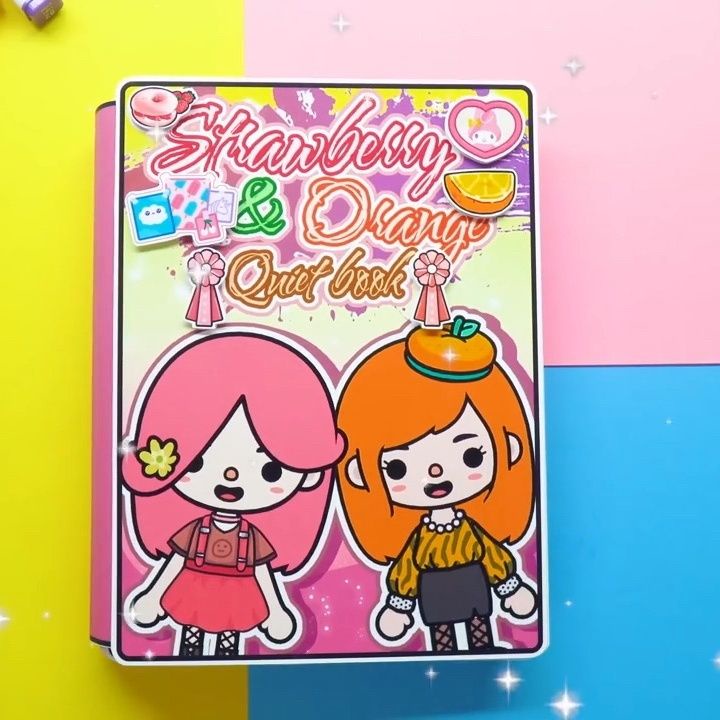Toca Life World Quiet Book Toca Boca Doll House Paper Doll House Book ...