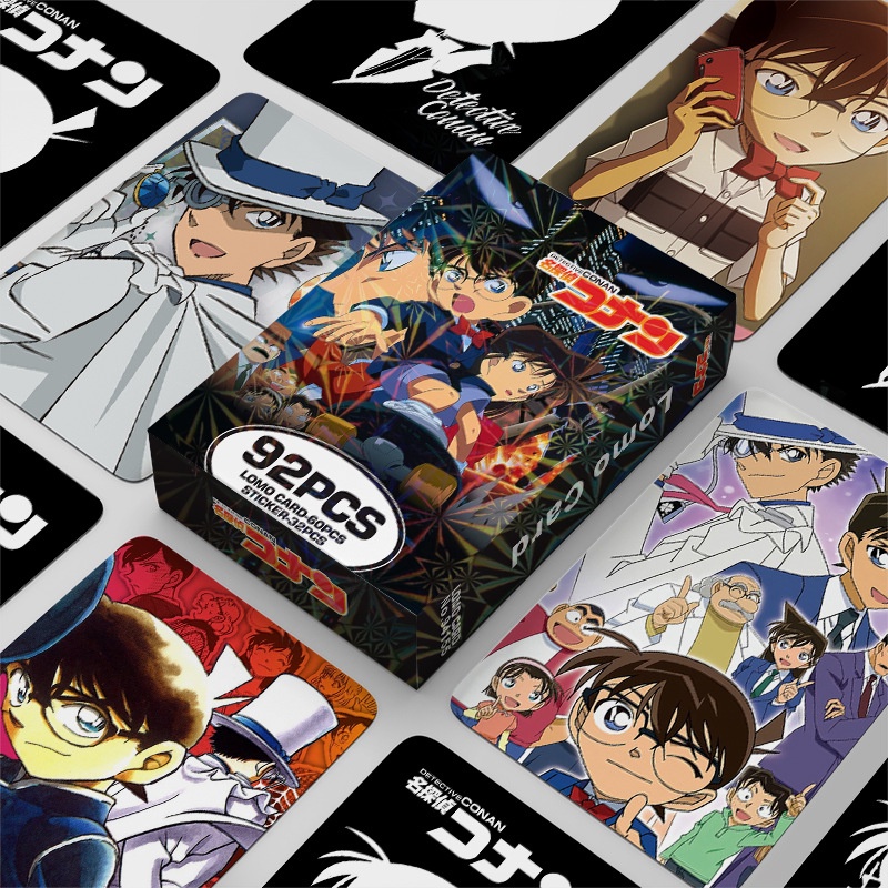 Detective Conan Photocard Lomo Card Postcard 92pcs/box | Shopee Malaysia
