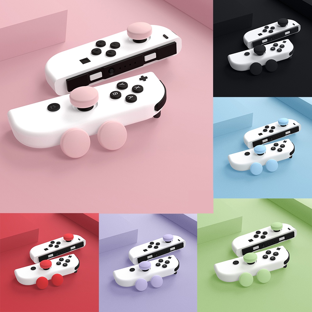2PCS Switch Thumb Stick Grip Cap Joystick Protective Cover For Nintendo ...