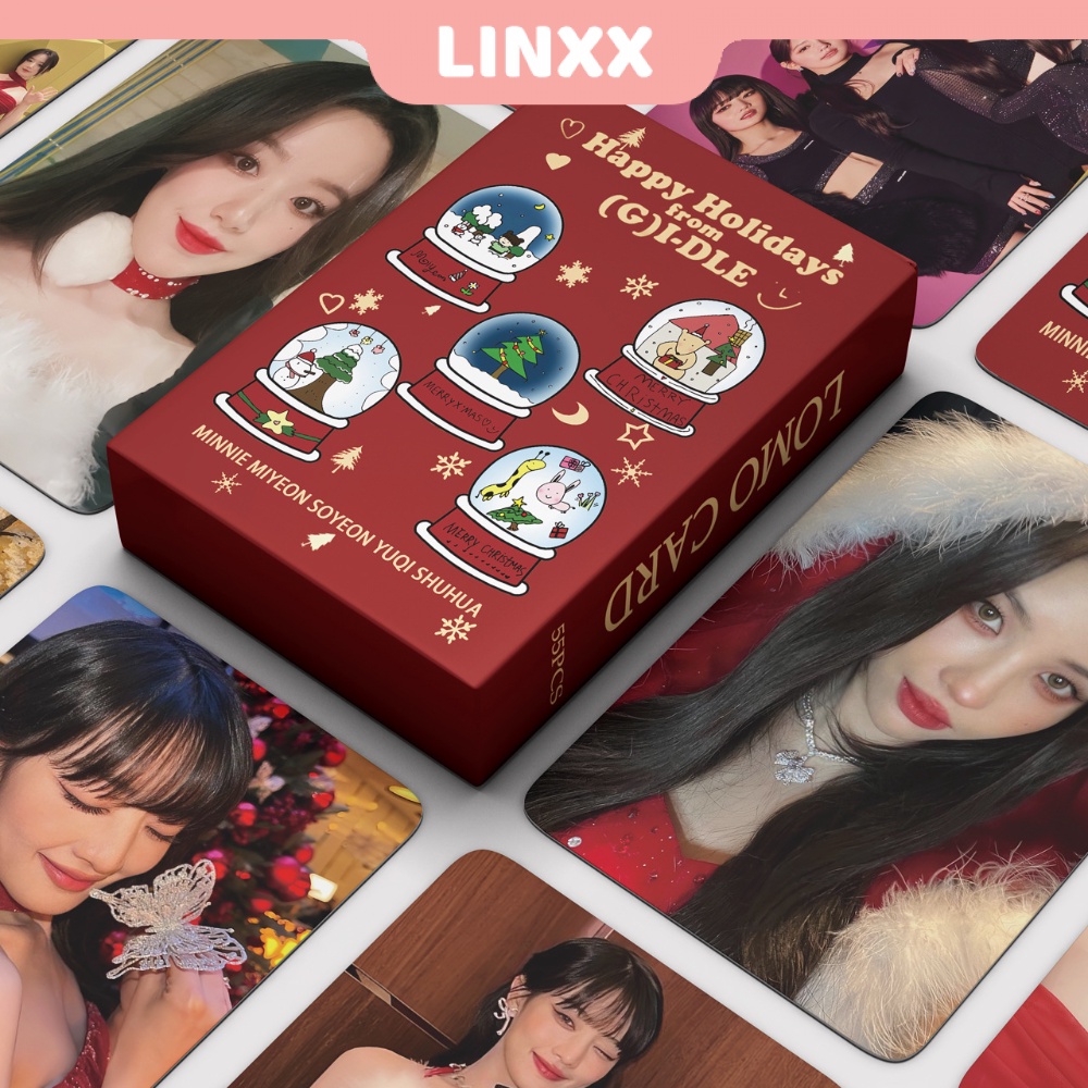 LINXX 55 Pcs (G)I-DLE Album Lomo Card Kpop Photocards Postcards Series ...