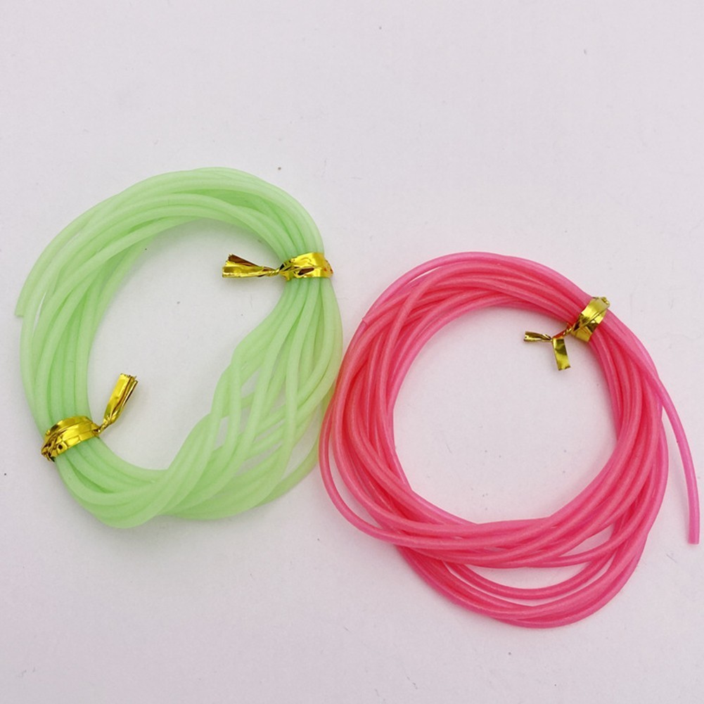 New in June 2m Fishing Luminous tube Light Line Glow Anti Rig Tube ...