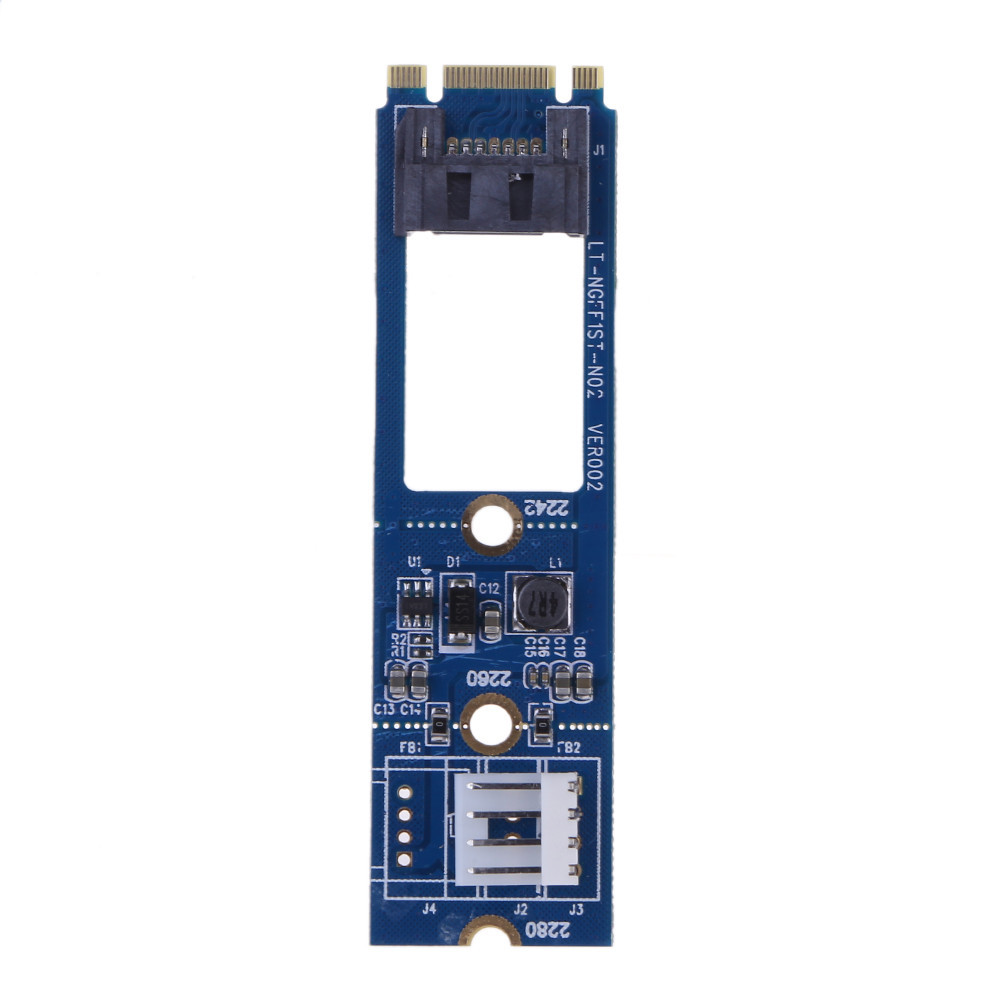 keepdreaming UK M.2 SATA to 7Pin SATA M2 to SATA Converter Card Adapter ...