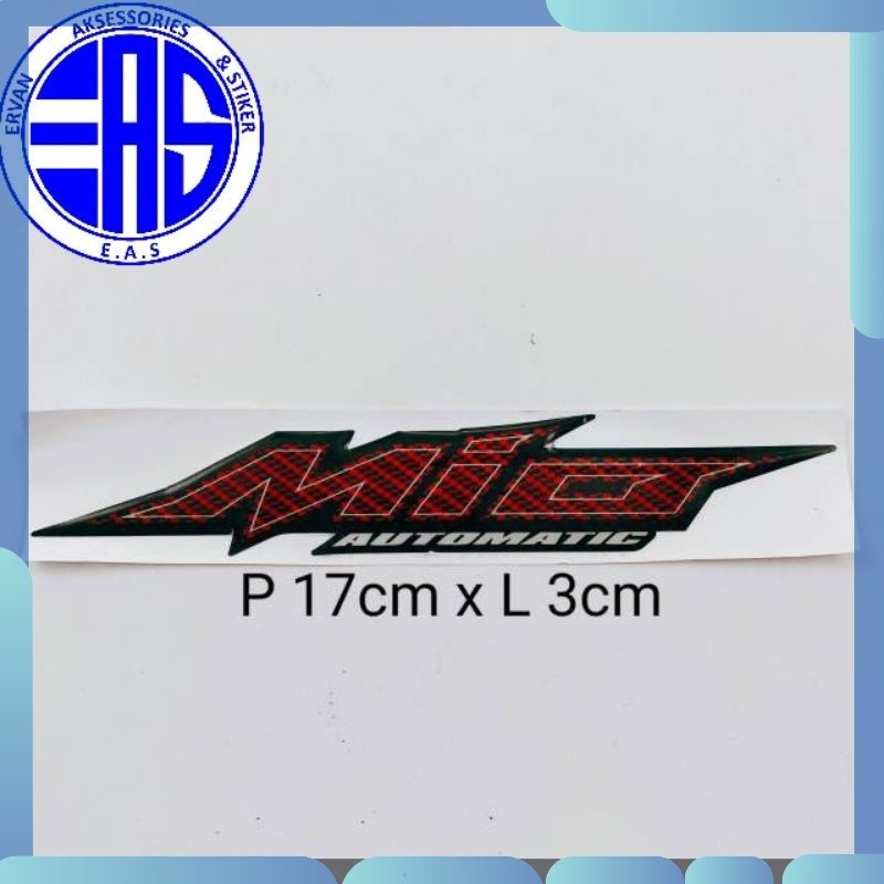 MERAH Nice YAMAHA MIO CARBON RED THAILAND THAILOOK MOTHAI logo Sticker ...