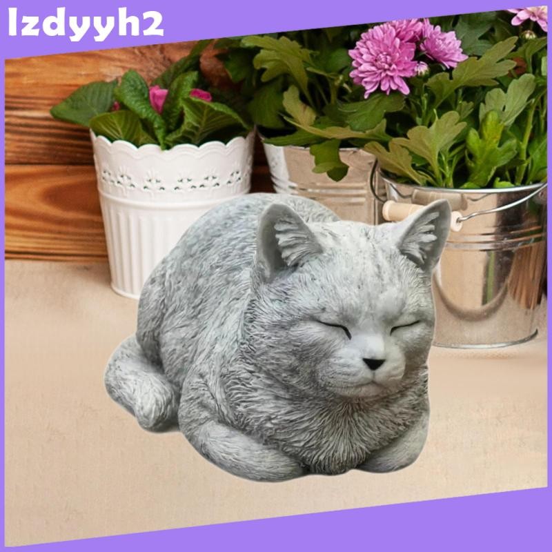 [LzdyyhacMY] Memorial Cat Ornament Outdoor Cat Statue Lawn Porch ...
