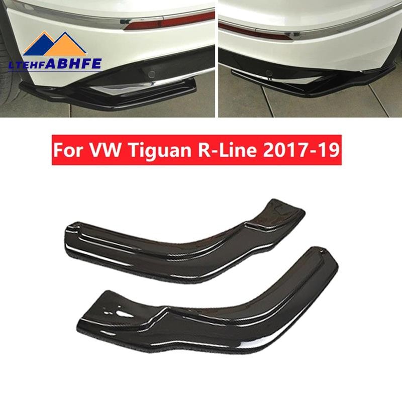 Car Rear Bumper Lip Side Splitters Flaps External Trim 2017 2018 2019 ...