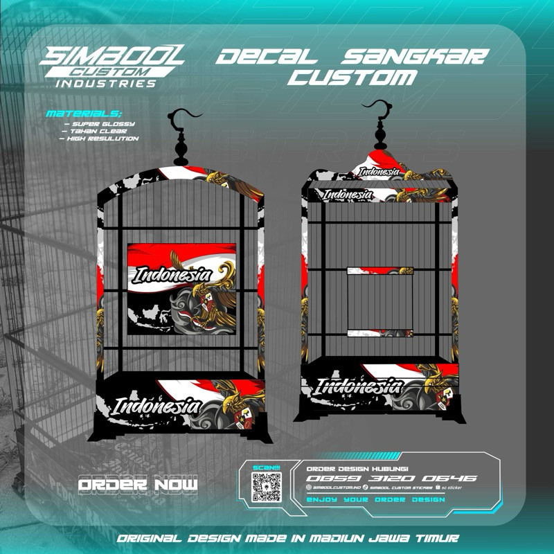 Boarding Cage Decal!! Super Glossy & High Resolution | Shopee Malaysia