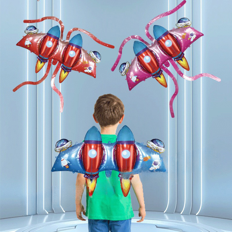 Rocket Wing Balloons Inflatable Foil Balloons Large Wings Balloon ...