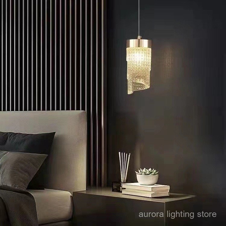 Lamps Chandelier Bedside Bedroom Light Luxury Style Minimalist Aisle ...