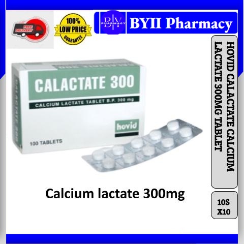 Hovid Calactate 300 (Calcium Lactate 300mg) 100s / box | Shopee Malaysia