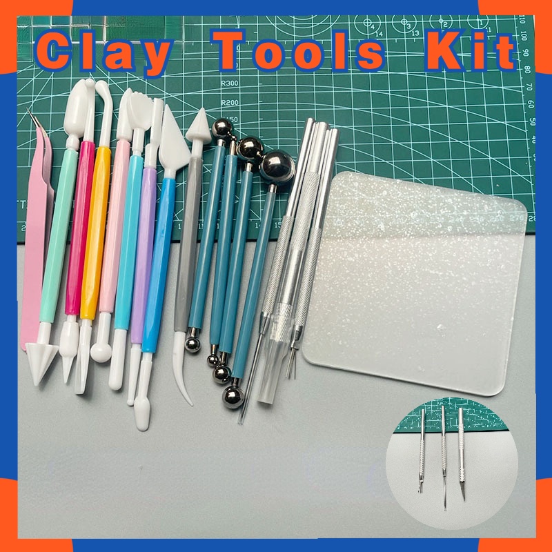 Clay Tools Soft Clay Tools Sculpting Kit Sculpt Smoothing Wax Carving ...