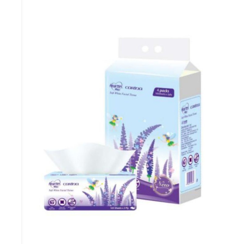 Carina Soft Pack White Facial Tissue 100% Virgin Pulp 165pulls x 2ply ...