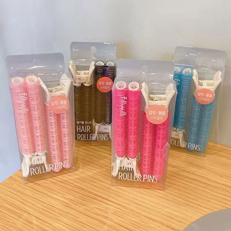 Korean Hair Root Fluffy Clip Top Seamless Hair Clip Hair Curling Tube ...